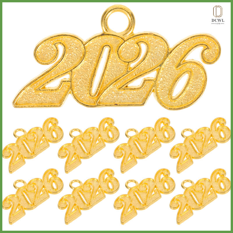 50pcs 2026 Palamuti ng Graduation Tassel Charm 2026 Pendant para sa ...