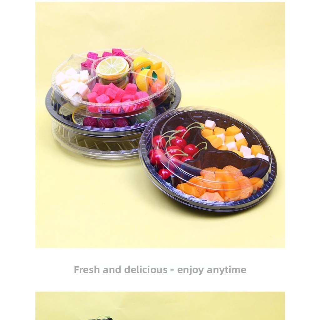 Disposable Fruit Box Plastic Transparent Fruit Fishing Fruit Plate Box ...