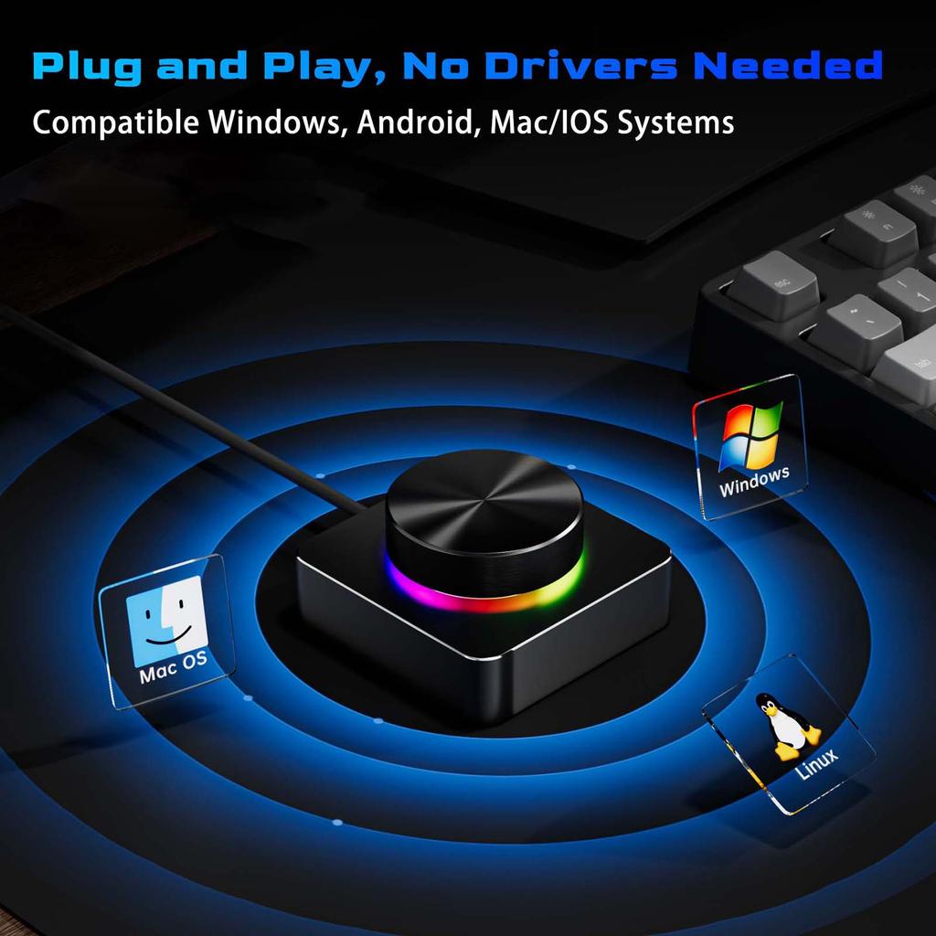 [Babilong.ph] USB Volume Control Multimedia Controller Knob Volume ...