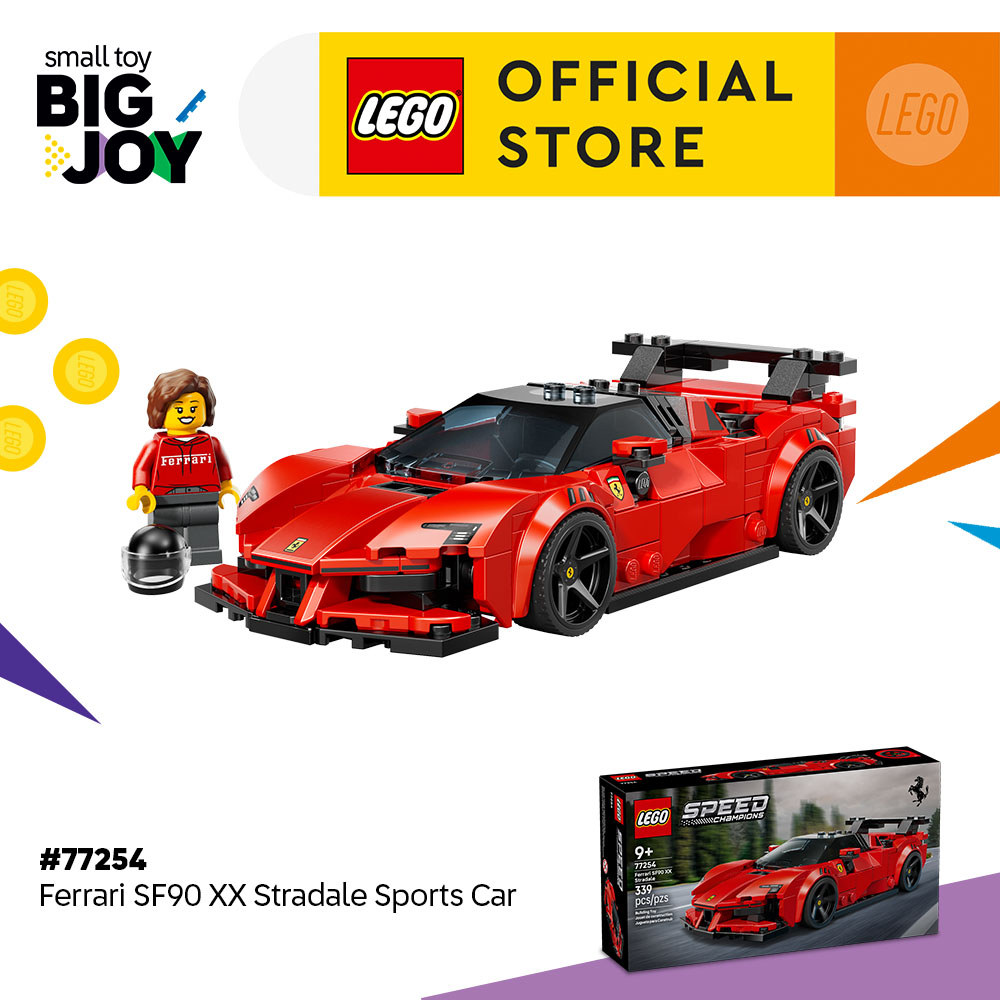 LEGO Speed Champions 77254 Ferrari SF90 XX Stradale Sports Car (339 ...