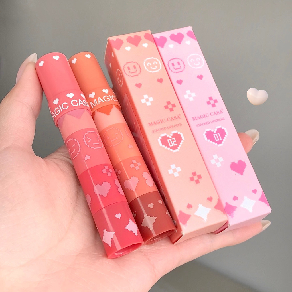 MAGIC CASA Four-section Lipstick Pen Matte finish Brightening Soft Mist ...