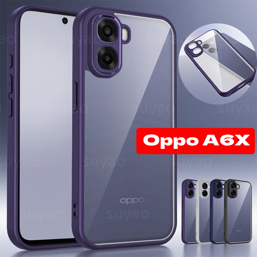 For Oppo A6X A6 X 2025 Transparent Matte Phone Case Silicone Casing ...