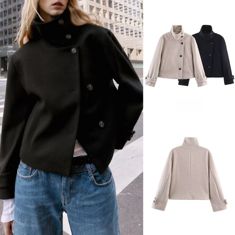 Autumn New Style Women's European American Style French Style Stand ...