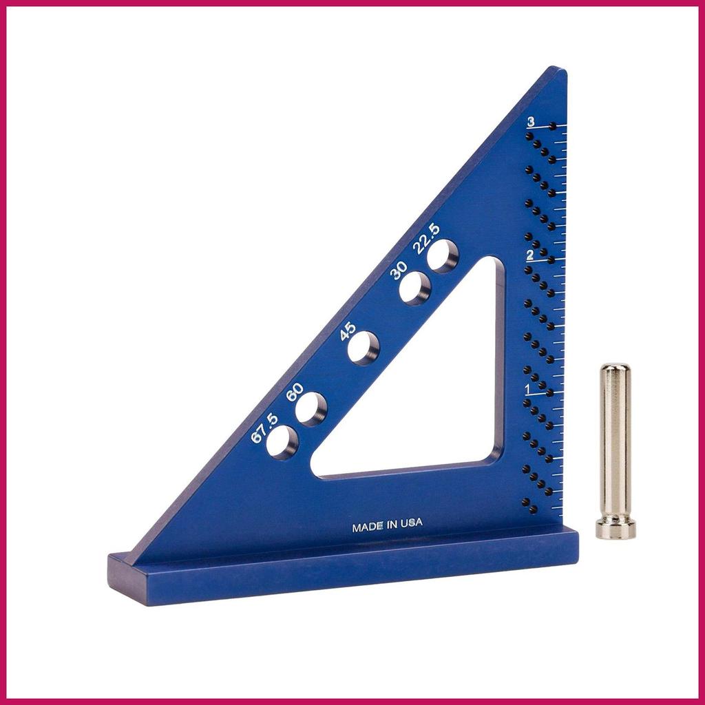 Speed Square Precision Heavy Duty Measuring Protractor Metal Drill ...