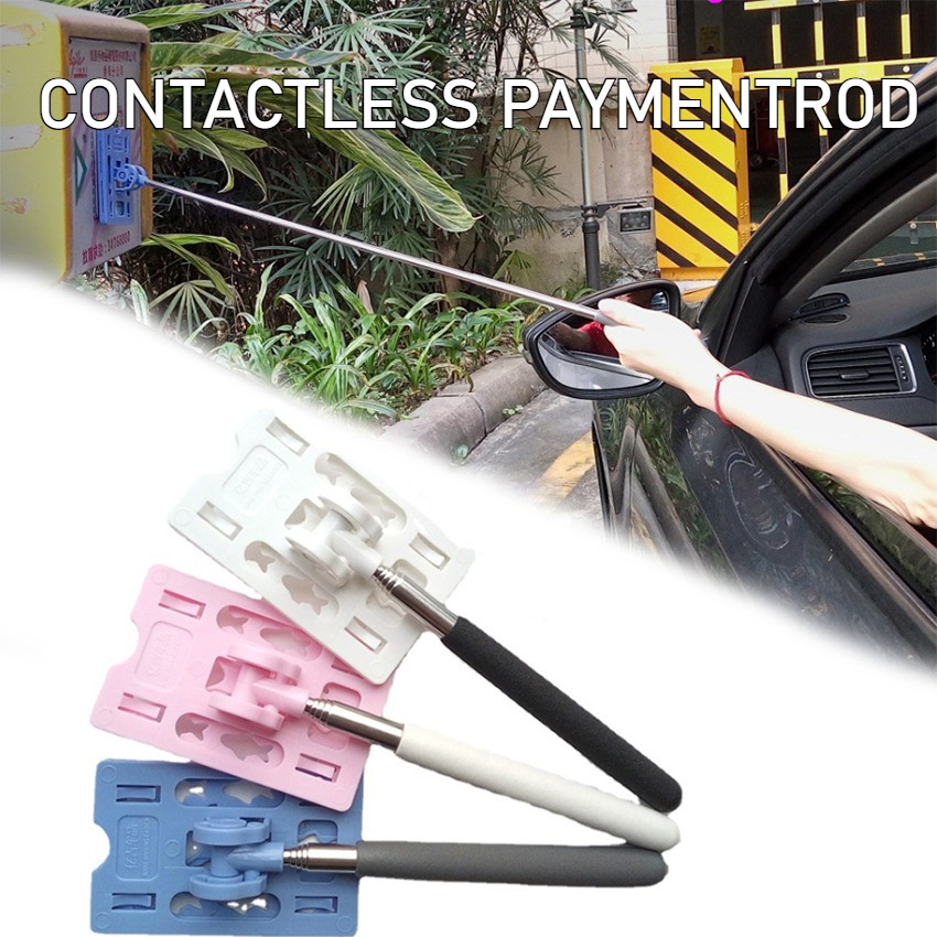 Adjustable Car Toll Card Stick Car Parking Contactless Payment Rod ...