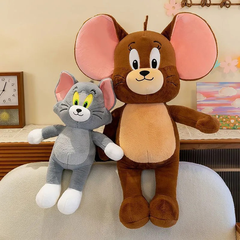 Tom & Jerry Cute Genuine Large Plush Toy Doll Children Birthday Gift ...