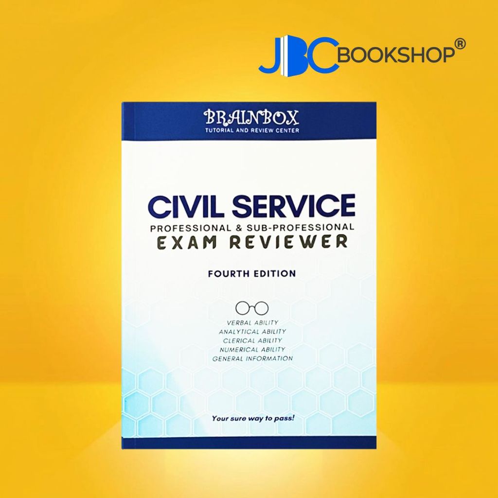 Civil Service Exam Reviewer Mainbook 4th Edition 2026 by Brainbox ...