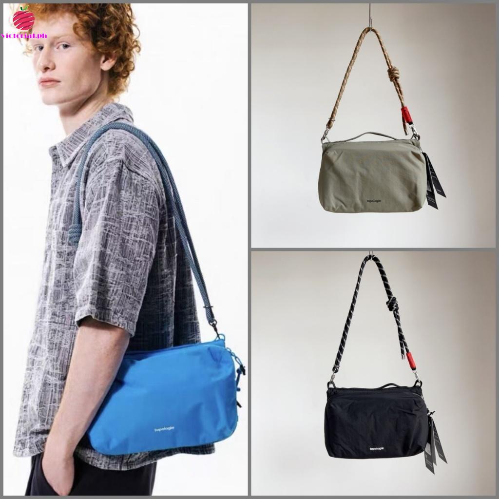 Large Shoulder Messenger Bag - Simple Street Wear with Water Bottle ...