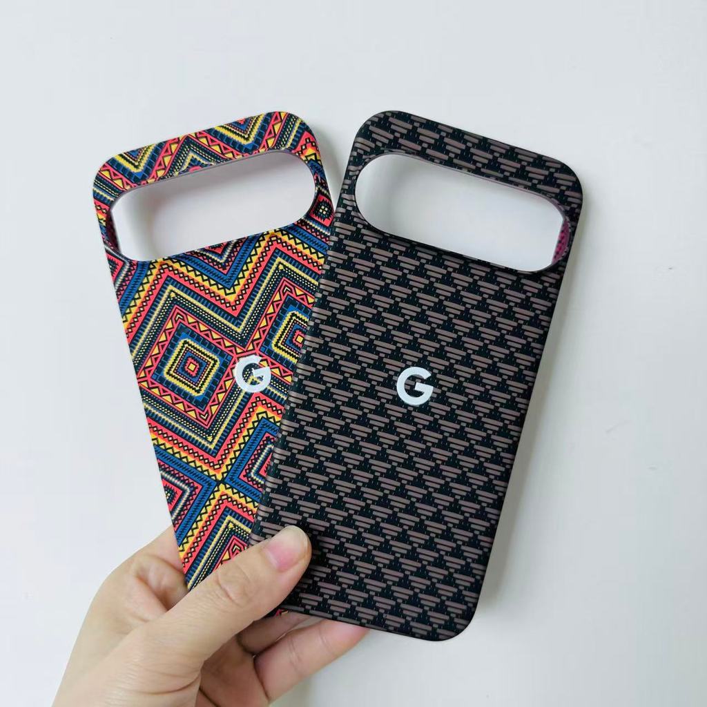 Kevlar Texture Carbon Fiber Hard PC Phone Case For Google Pixel 10 9 8 ...
