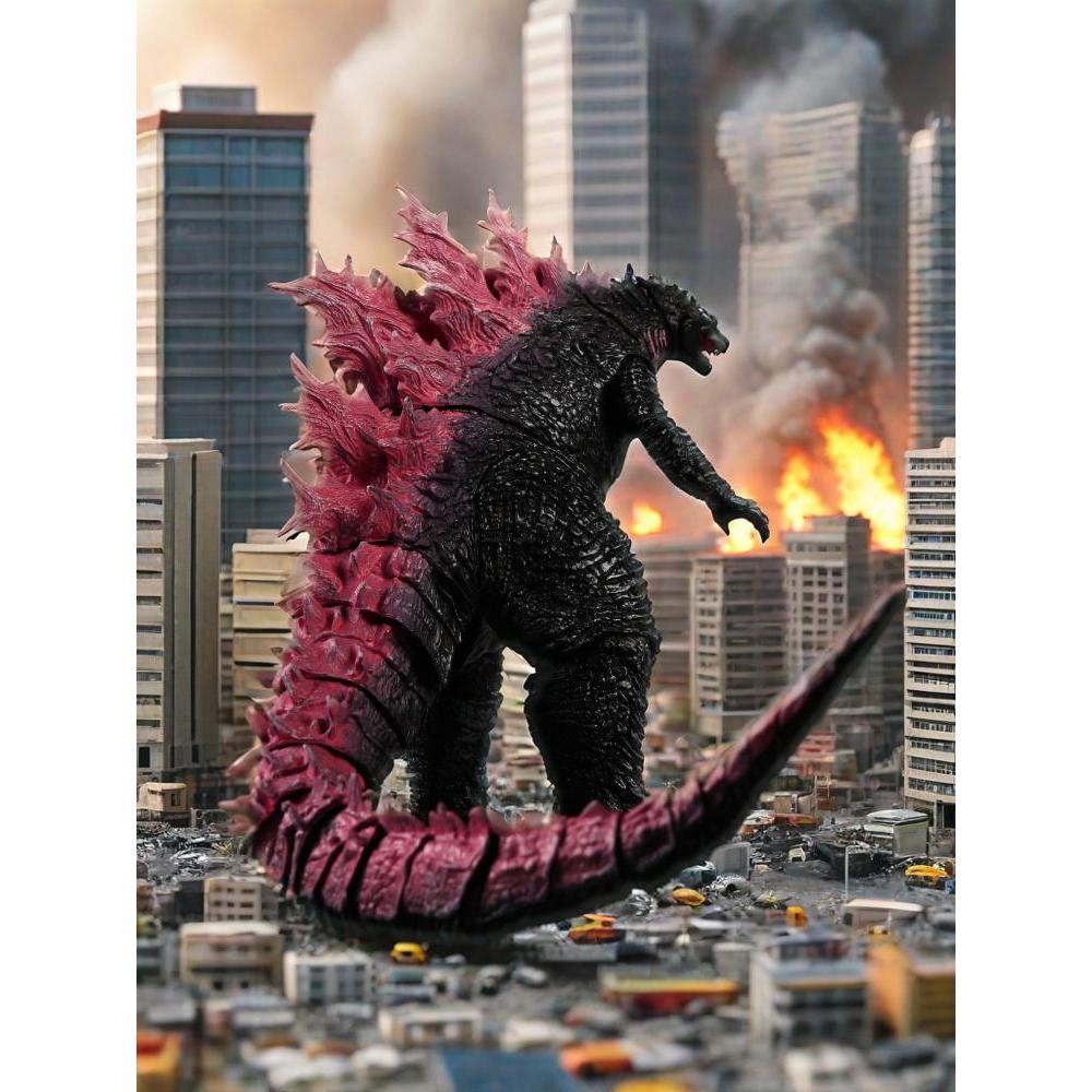Legendary Godzilla Donkey Kong Movable Figure Toy Emperor Rise Dinosaur ...