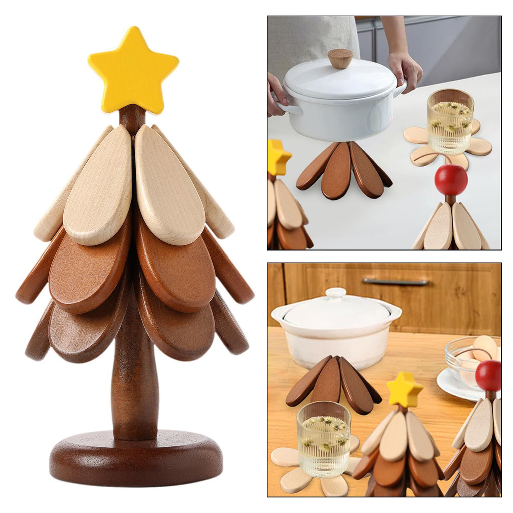 Heat Insulation Mats Cup Pan Coaster Foldable Coasters Dining Table ...