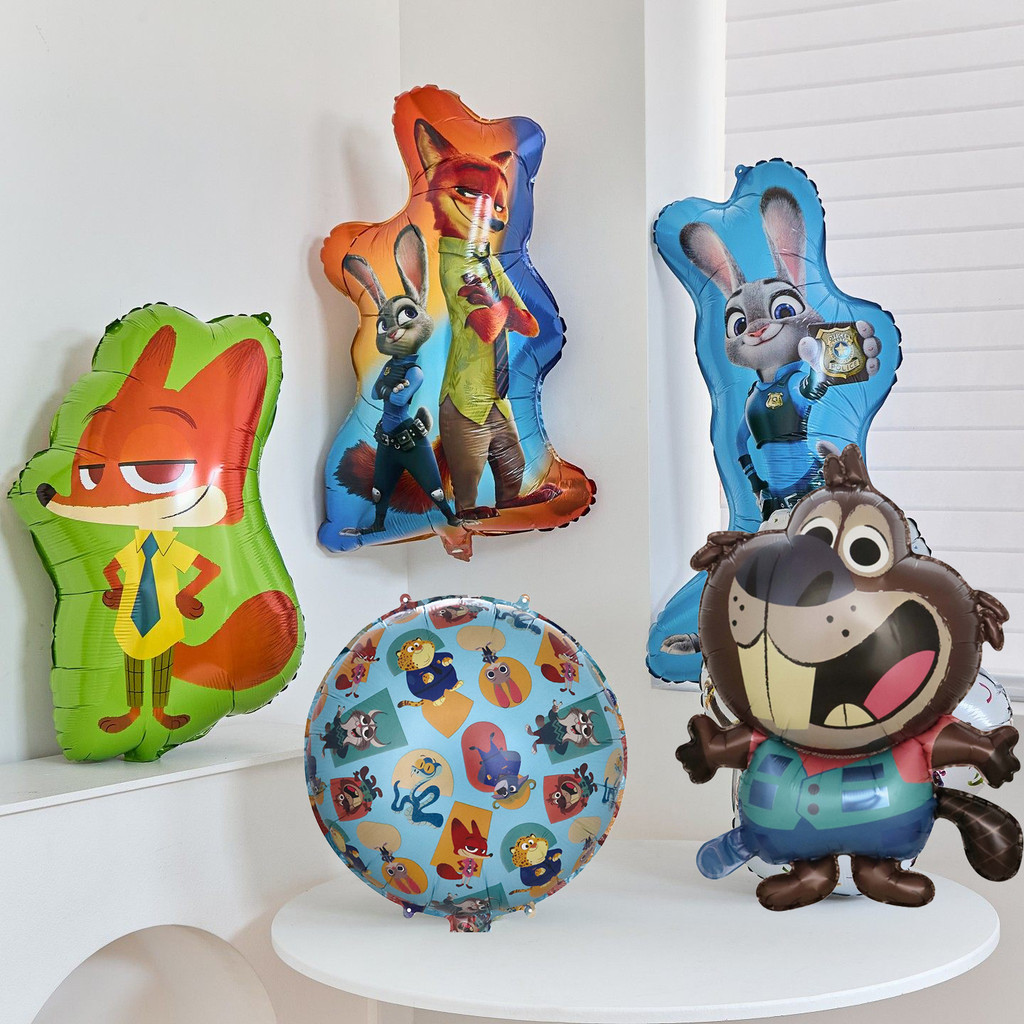Zootopia 2 Judy Hopps Nick Wilde Nibbles Maplestick Cartoon Foil ...