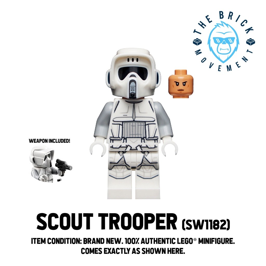 SW Scout Trooper Minifigure (sw1182) | Shopee Philippines