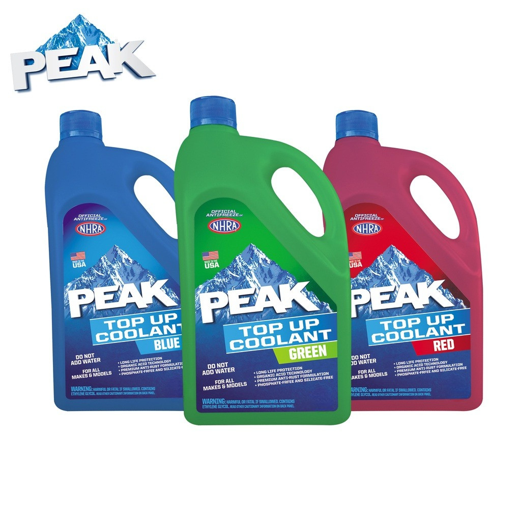 Peak Top Up Long Life Coolant 2 Liter & 1 liter (Green, Blue And Red ...