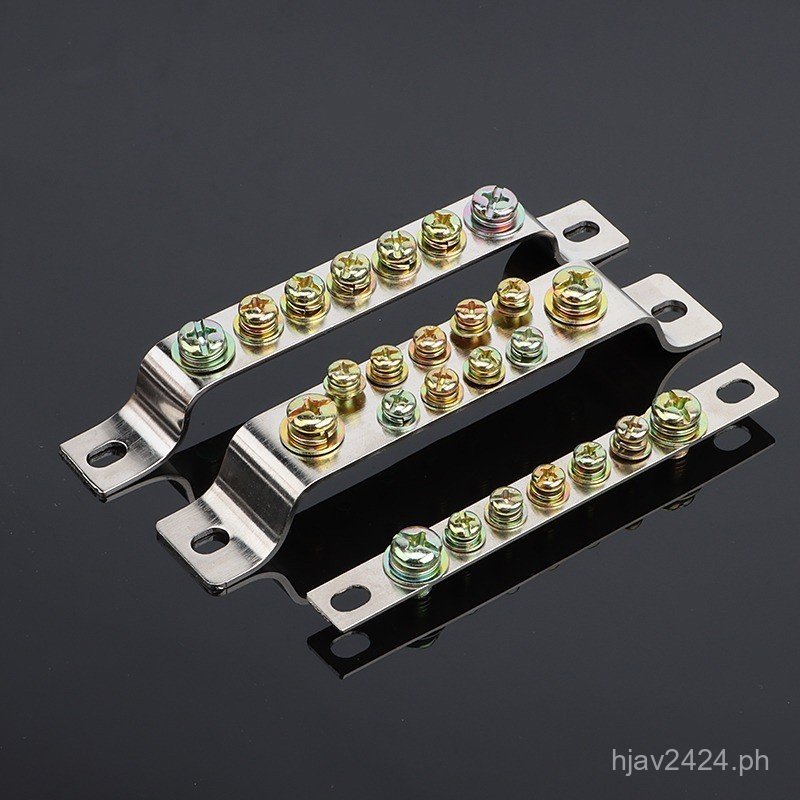 Connector Terminal Strip Distribution Box Cable Grounding Strip Wiring ...