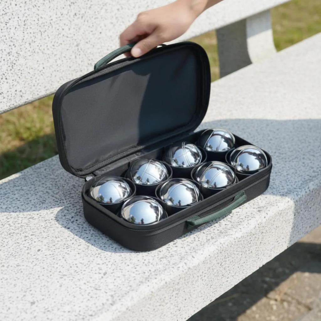 [Perfeclan] Bocce Balls Set French Petanque Game including 8 Bocce ...