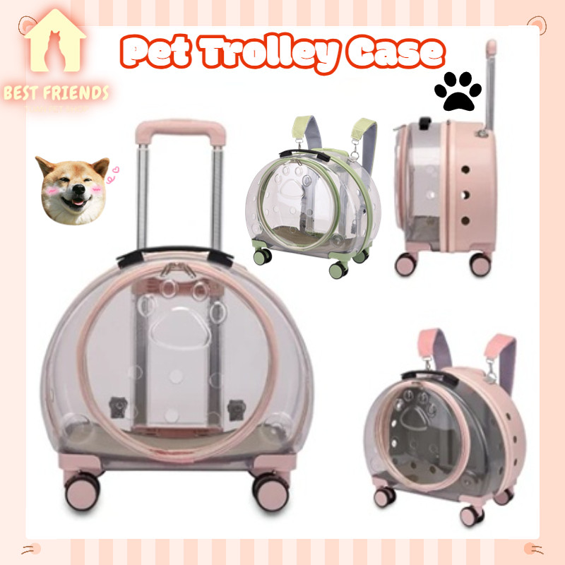 Pet Trolley Case Pet Backpack Portable Ventilate Space Capsule Travel ...