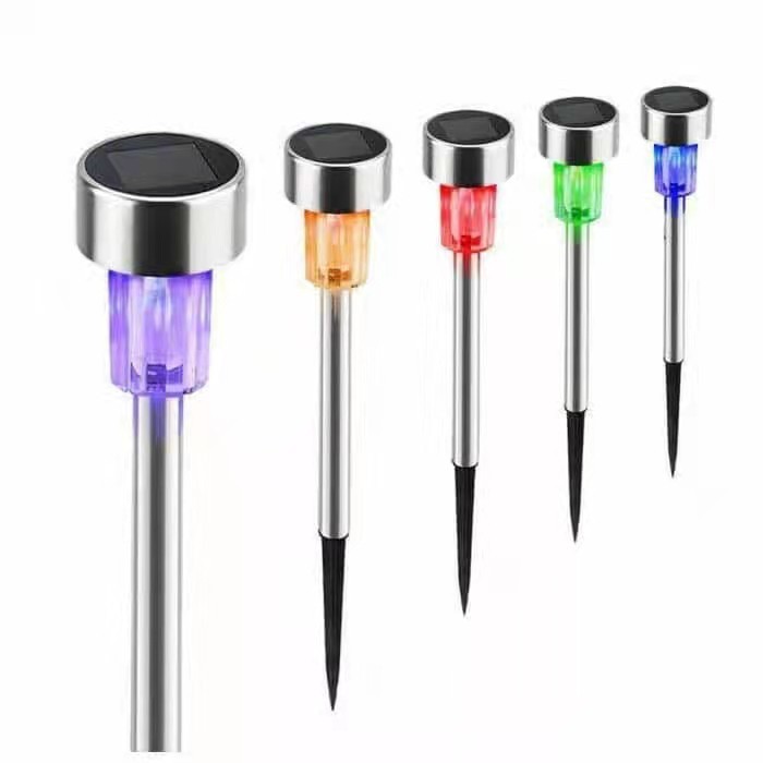 HOB 5pcs LED Solar Powered Outdoor Garden Light Topaz Landscape Yard ...