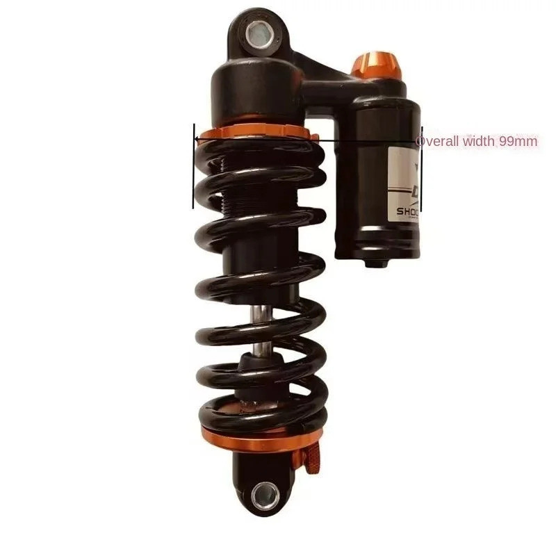 MTB Rear Suspension Shock 190/180mm 6066 Alloy Adjustable Coil Spring ...