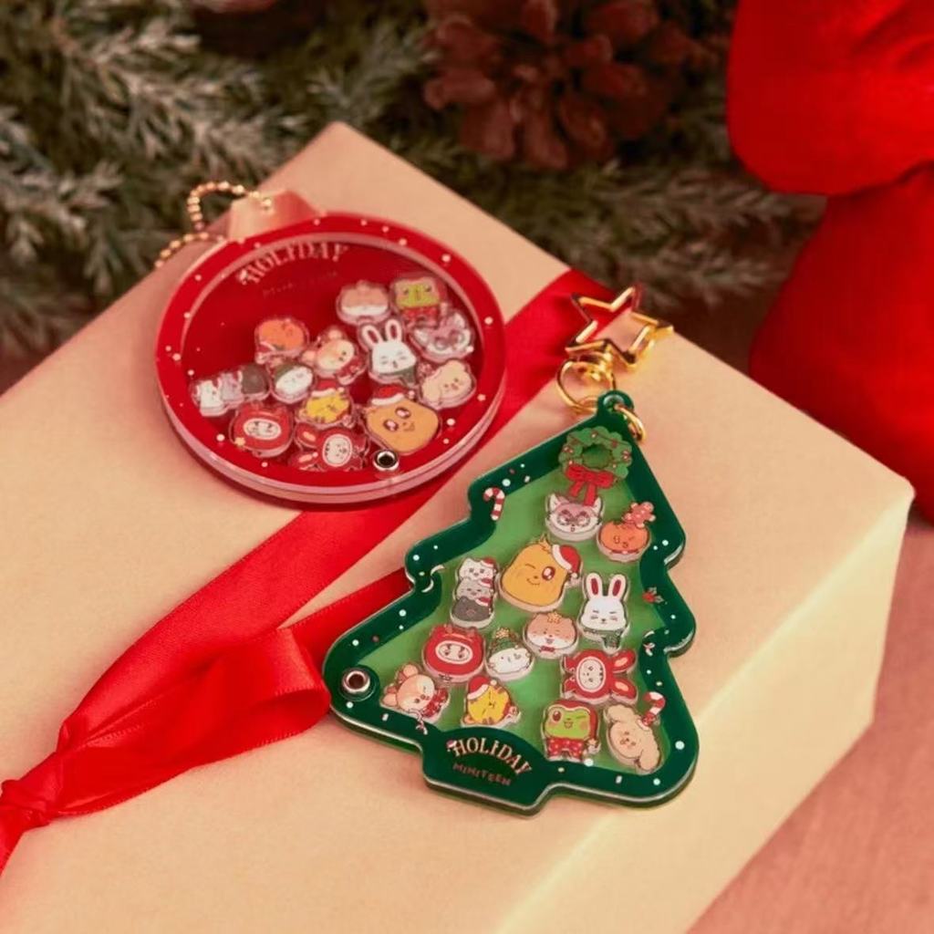 SEVENTEEN MINITEEN Acrylic Shaker Keyring Christmas Keychains | Shopee ...