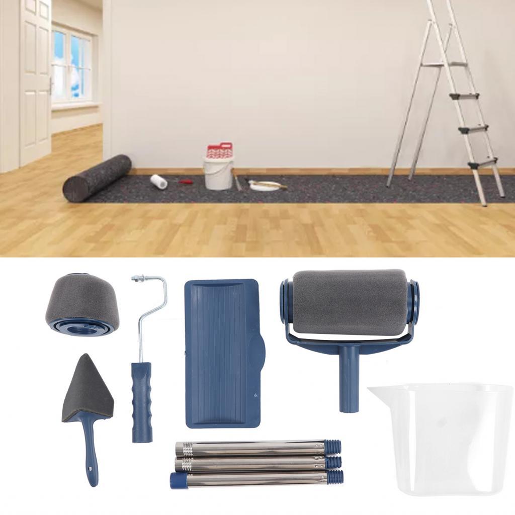 Lhome Seamless Paint Roller Set No Drip Stainless Steel Durable Mess ...