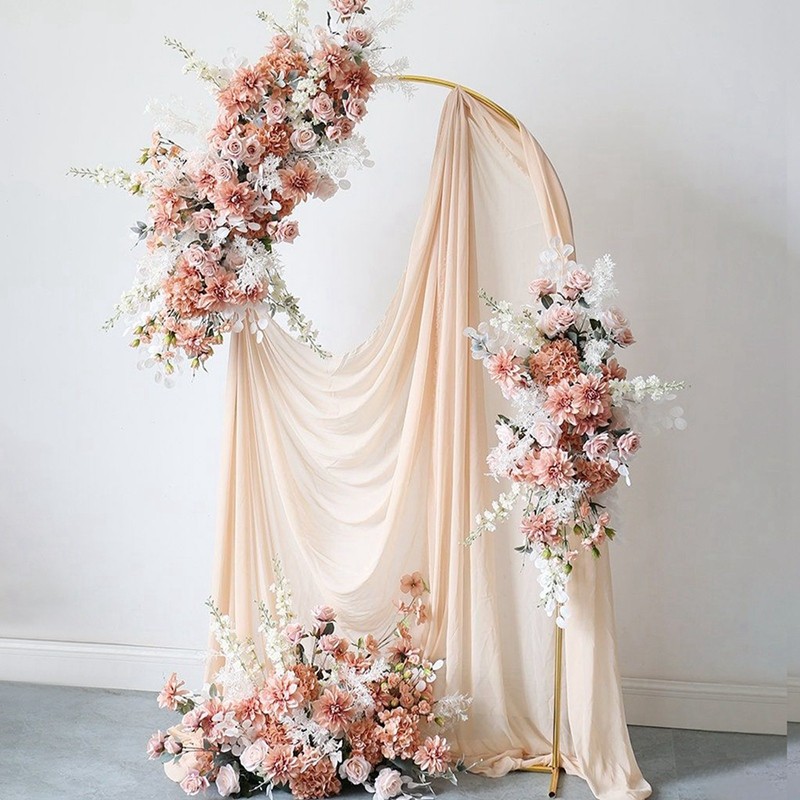 【Easy Assembly】Wedding Arch Backdrop Stand Metal Balloon Arch Stand ...