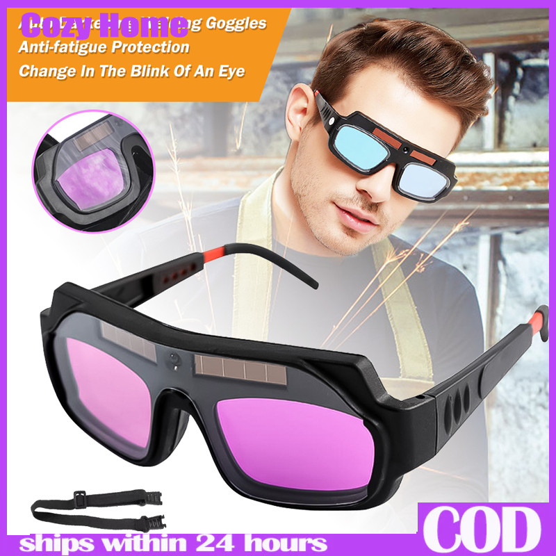 Welding Goggles Solar Welding Mask Auto Darkening Welding Glasses Eye ...