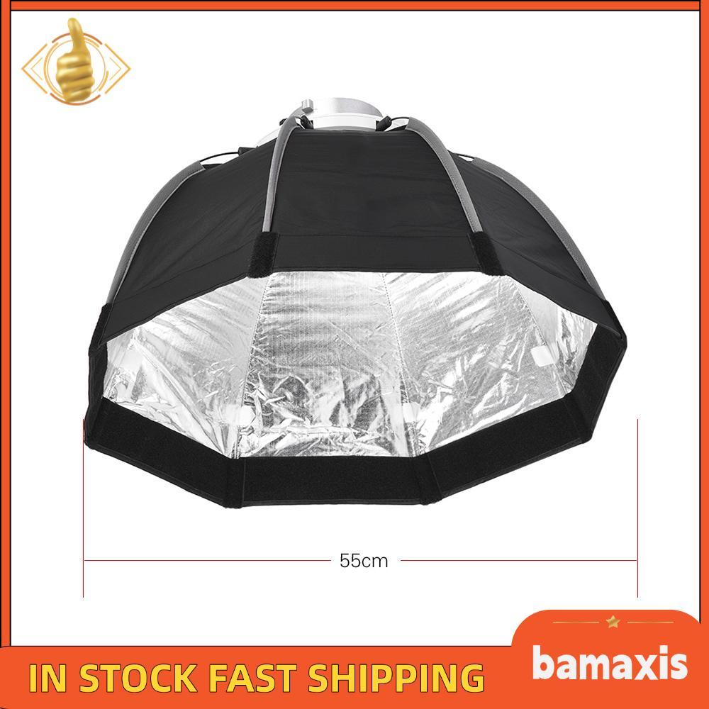 bamaxis 55cm Foldable 8-Pole Octagon Softbox with Soft Cloth Carrying ...