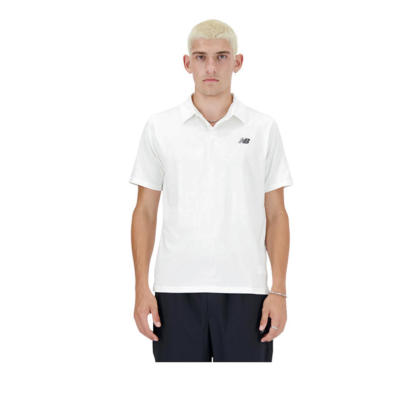 New Balance New Balance Performance Mens Polo - White | Shopee Philippines