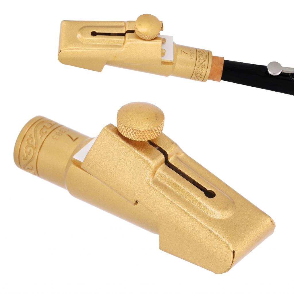 etopmall-PH Brass B Flat Soprano Saxophone Mouthpiece 7 for Bright Tone ...