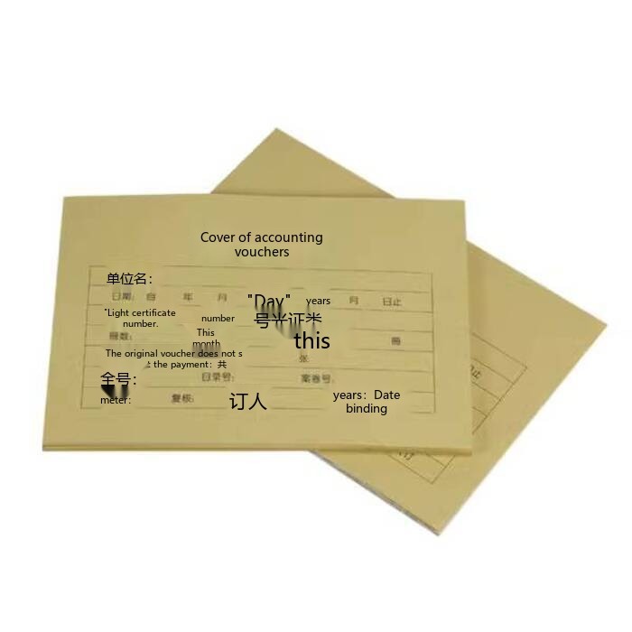 A4 Size Accounting Voucher Cover with Corner Protectors Kingdee RM07B-H ...