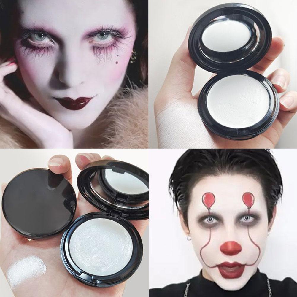 Halloween White Makeup Foundation Cream Concealer Cosplay Zombie Make ...