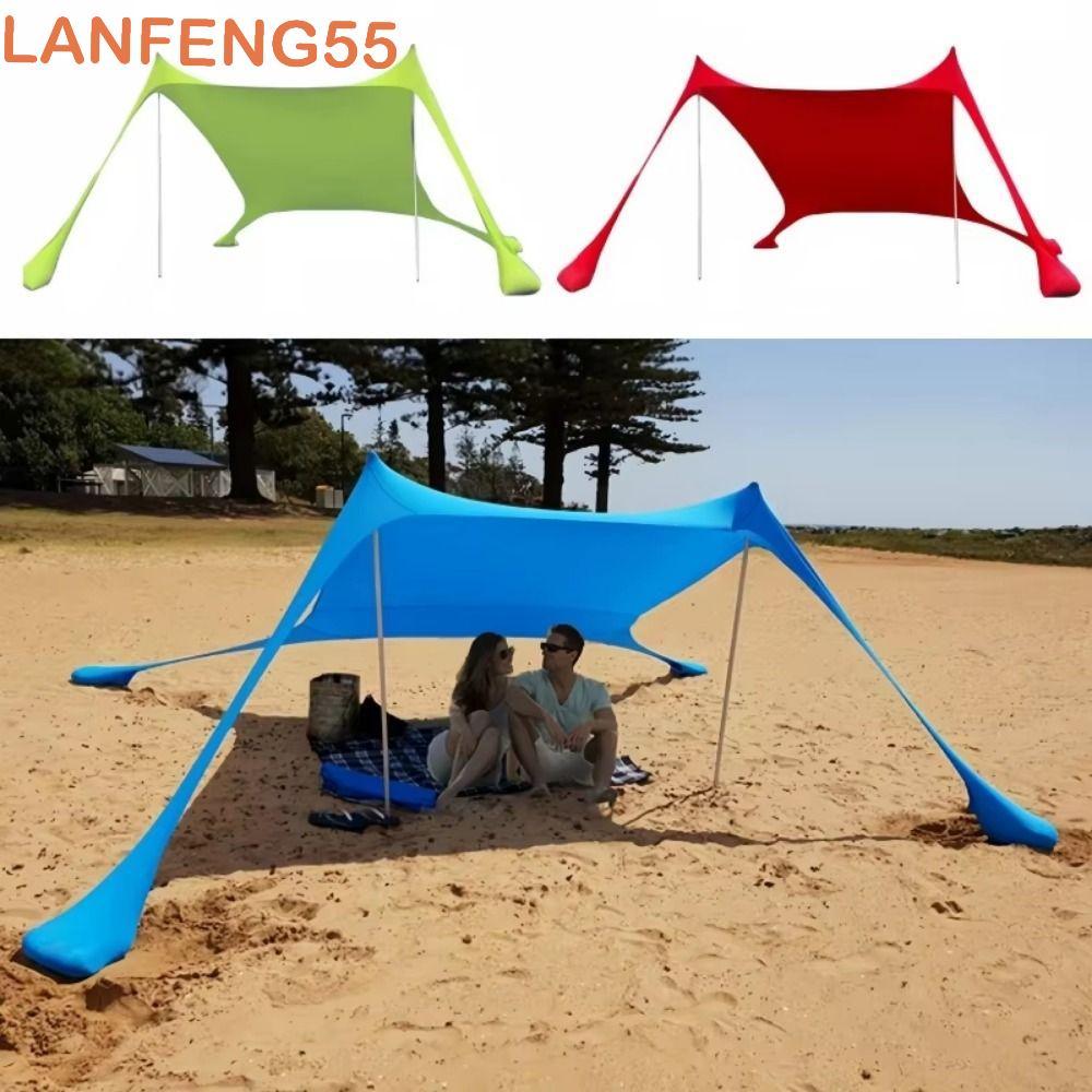 MALIX Beach Stretch Tent, Sunshade UV Resistant Outdoor Beach Tent ...