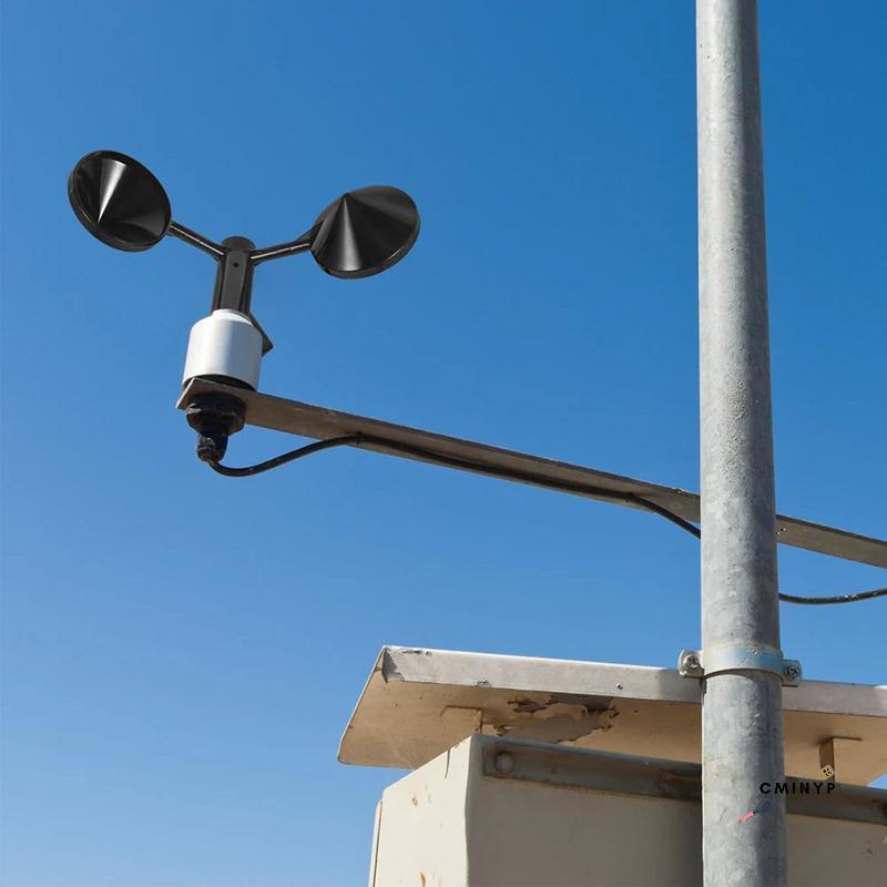 CMinYP Anemometer Wind-Speed Monitoring Sensor Wind 3-Cup Wind Sensor ...