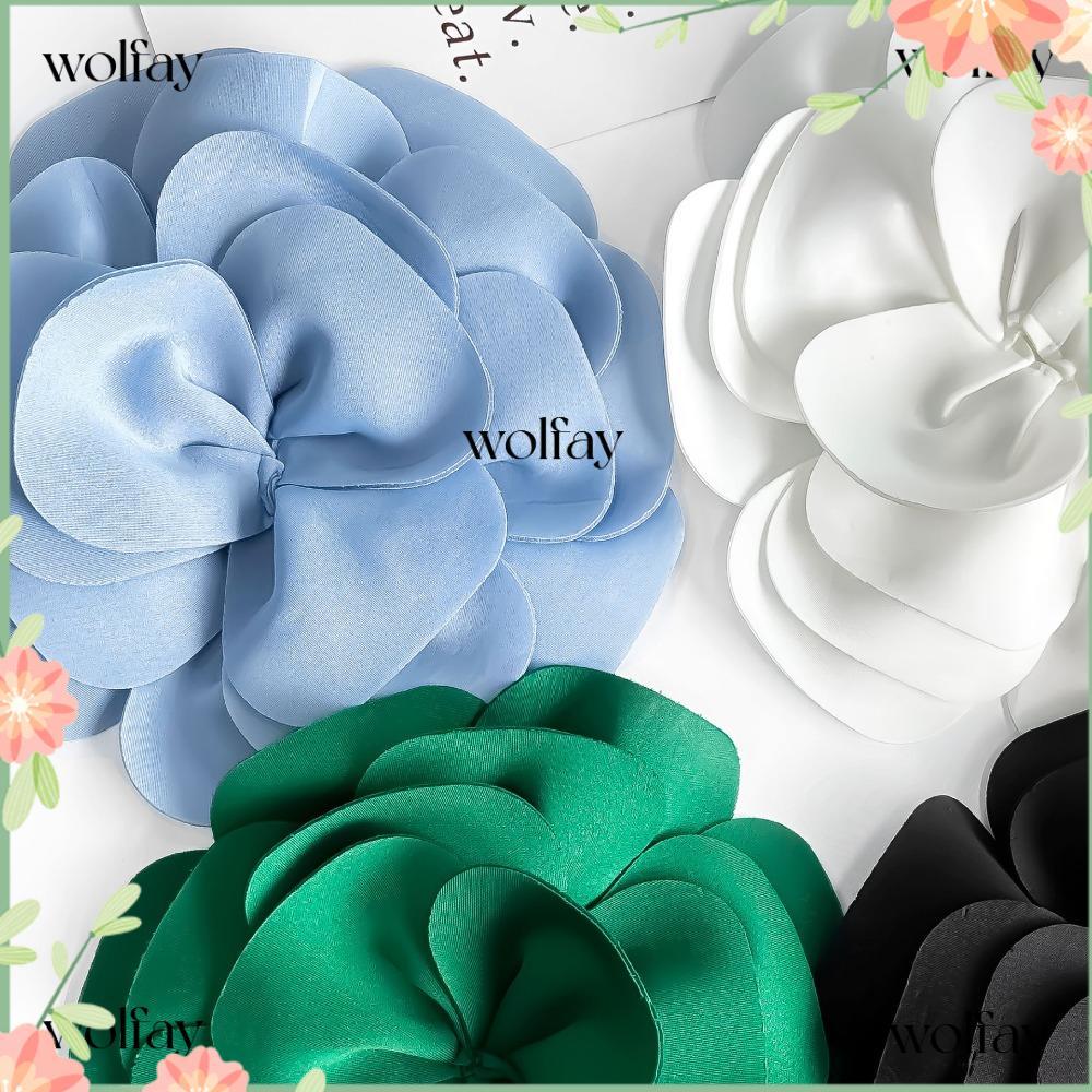 YOLANDA Brooch Accessories, Removable Large Size Chest Flower, Wedding ...