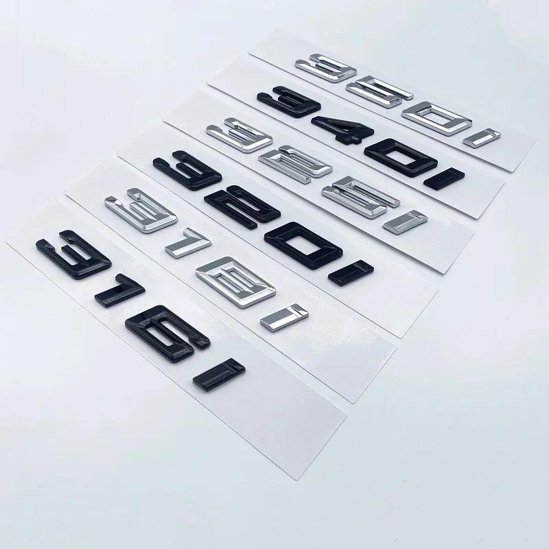 New Font Numbers Letters 316i 318i 320i 325i 328i 330i 340i GT ABS ...