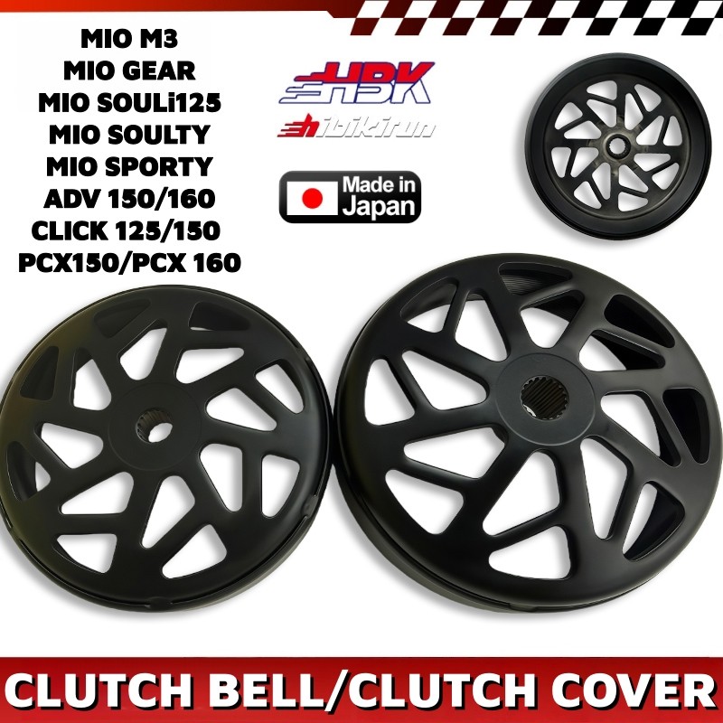 HBK CLUTCH BELL/CLUTCH COVER FOR MIO/M3/MIO SOULi /PCX/CLICK/ADV/WITH ...