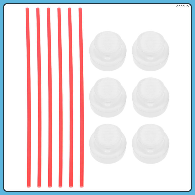 Spray Can Replacement Straws 6 Sets PVC Maraming Kulay para sa Gamit sa ...
