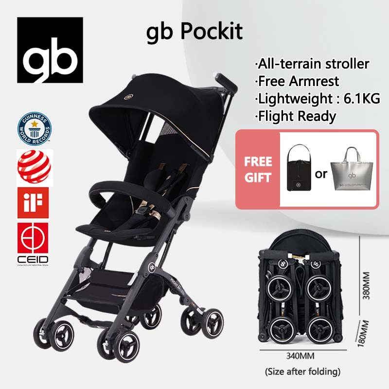 gb Pockit All-Terrain, Ultra Compact Lightweight baby pockit Travel ...