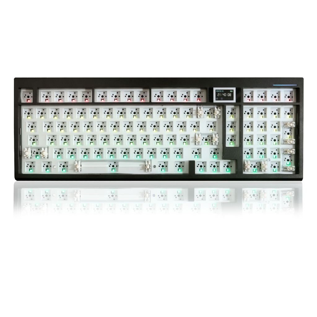 ZUOYA GMK98 Wireless Three Mode Mechanical Keyboard Kit Wired Bluetooth ...