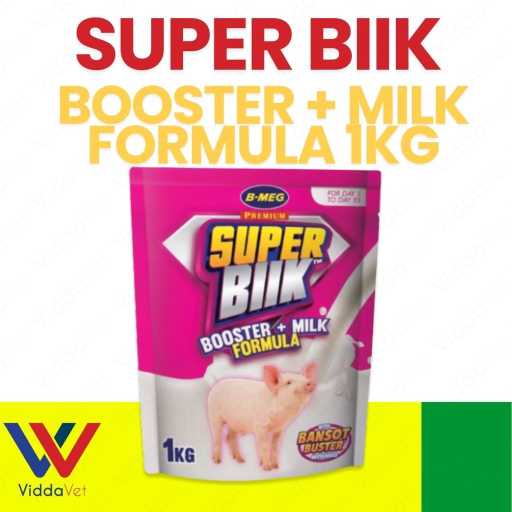 Super Biik Booster Plus Milk Formula Powder For Piglets 1KG Early ...