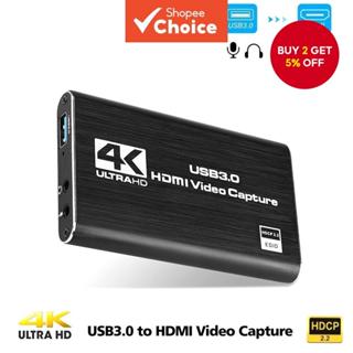 HDMI to USB Video Capture Card 4K Screen Recording USB3.0 1080P 60FPS ...