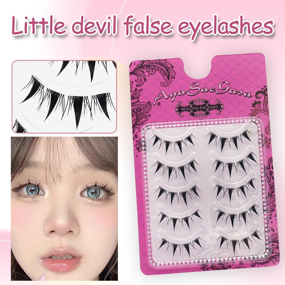 Little Devil False Eyelashes Natural Short False Eyelashes False ...