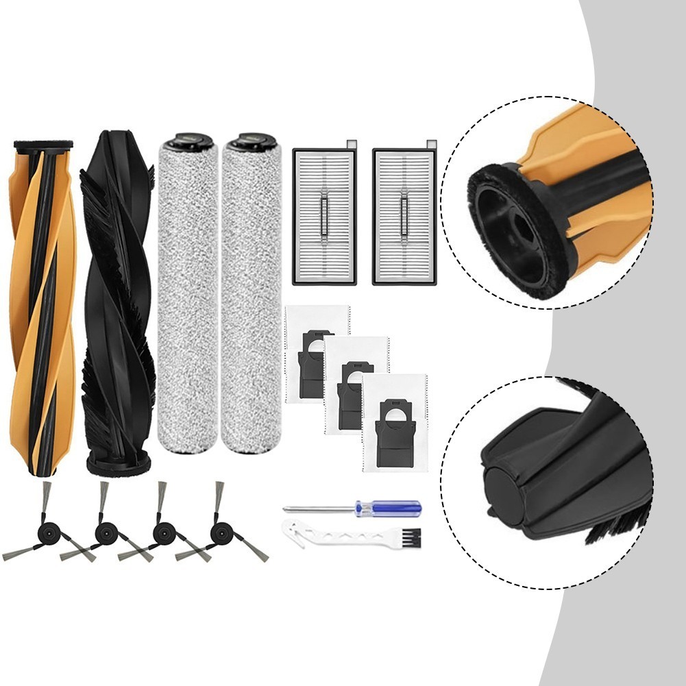 ULTRA|For MOVA Z60 Ultra Replacement Accessory Kit: Main Brush, Mops ...