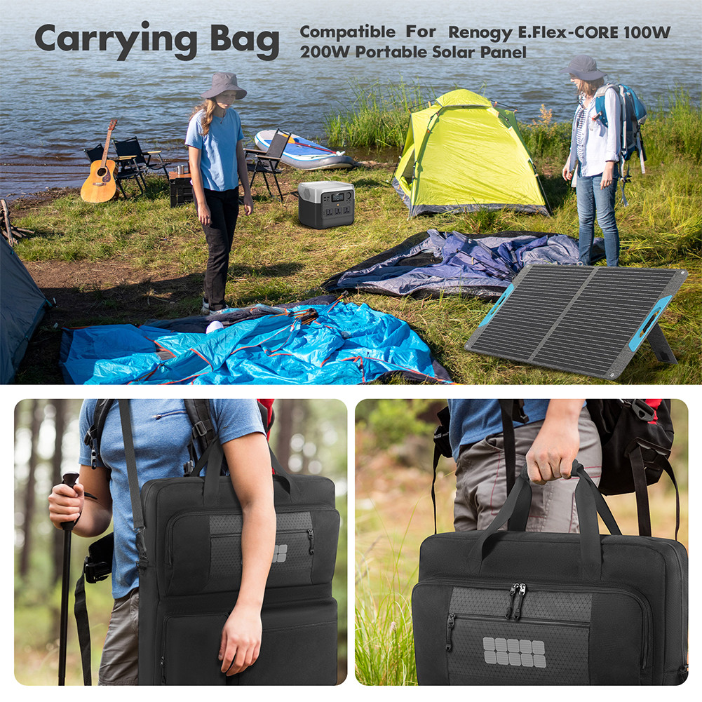 Solar Panel Carrying Case Large Capacity for Portable Solar/BLUETTI ...