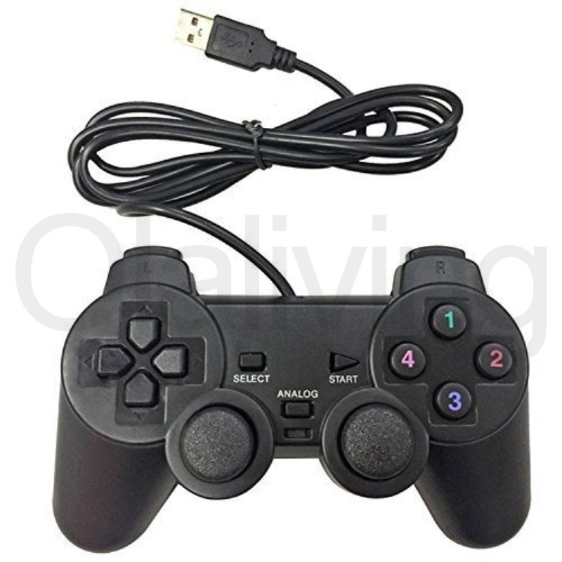 2PCS USB Wired Game Controller Games Joystick Game Usb Controller Pad ...