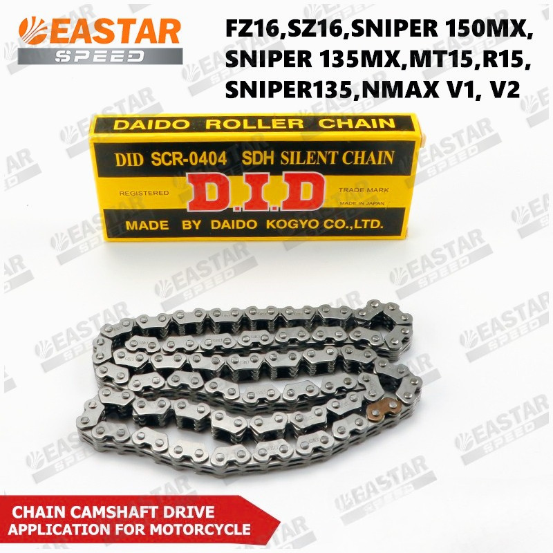 DID TIMING CHAIN (2x3x96L) FZ16,SZ16,SNIPER 150MX,SNIPER 135MX,MT15,R15 ...