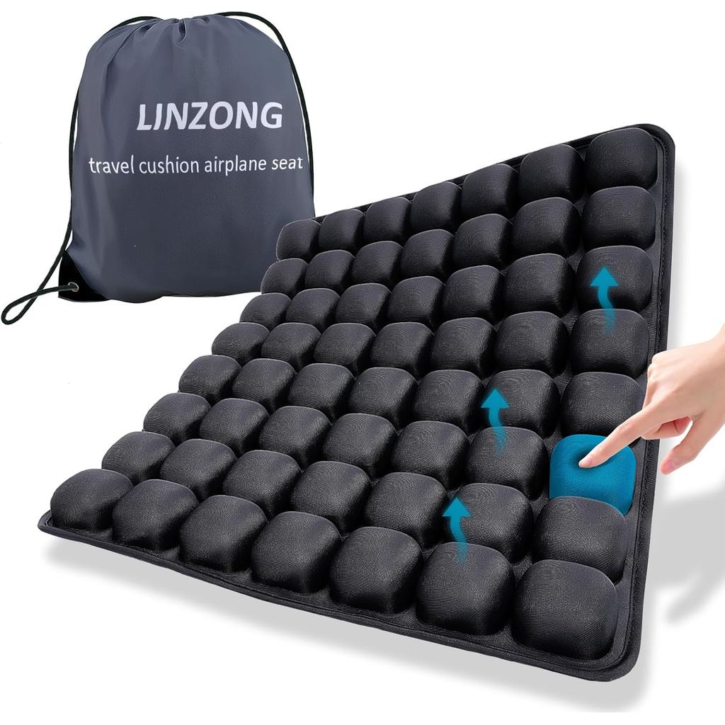 Travel Seat Cushion for Airplane - Airplane Seat Cushion for Long ...