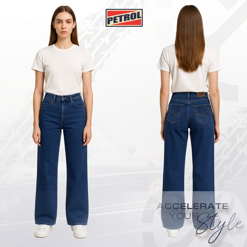 Petrol Ladies Basic Sailor Jeans Mid-Rise Fitting 190121-U (Medium ...
