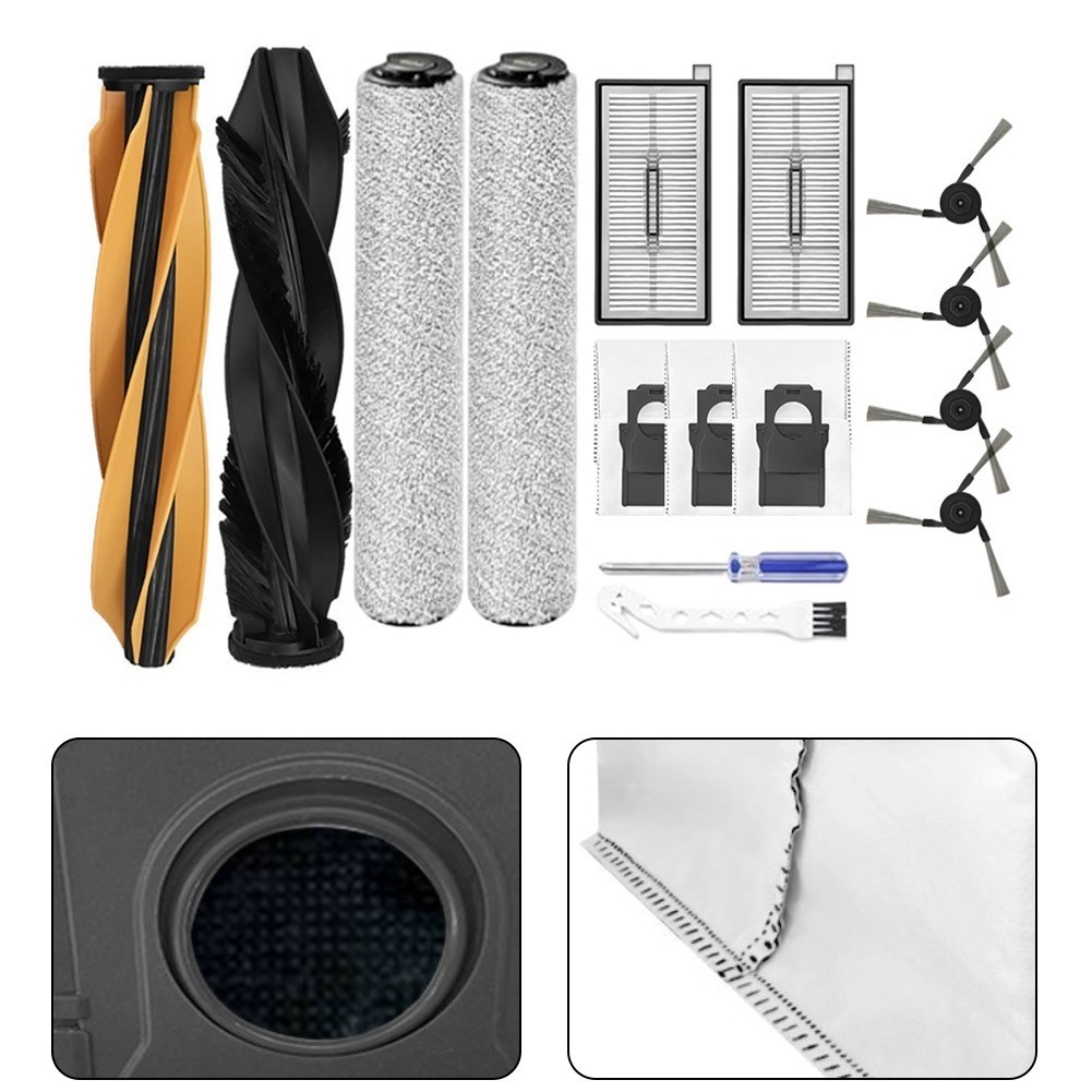 ULTRA|For MOVA Z60 Ultra Replacement Accessory Kit: Main Brush, Mops ...